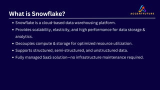 Introduction to Snowflake & Cloud Data Warehousing | Best Snowflake Online Training | PDF