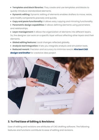 Advantages of CAD Drafting Over Manual Drafting | Shalin Designs | PDF