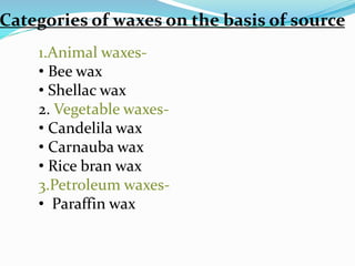 EFFECTS OF WAXING ON VEGETABLE'S SHELF LIFE | PPTX