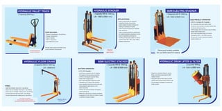 Shalin Material Handling Private Limited, Pune, Lifting Tripod | PDF
