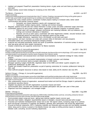 Shalisha Erenberg Project Management Resume | DOCX