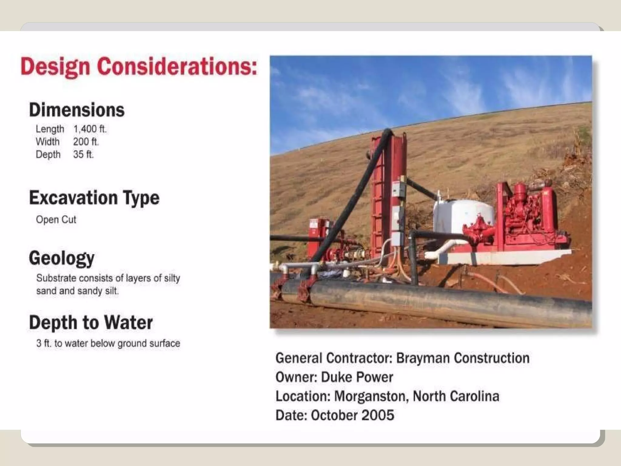 Shallow and deep excavation & dewatering | PPT