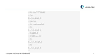 Shallow copy and deep copy | PPTX