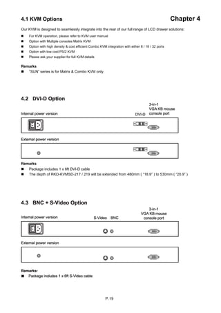 KVMSwitchTech's Manual- How to Use and Install 2U 19" Dual Slide Rackmount Monitor with ...