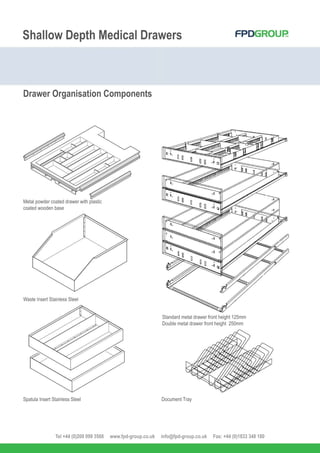 FPD Pharmacy Shallow Drawer System | PDF