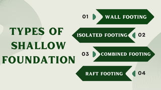 basic of shallow foundation and its types | PPT