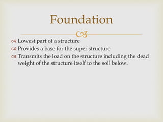 Shallow foundation | PPTX