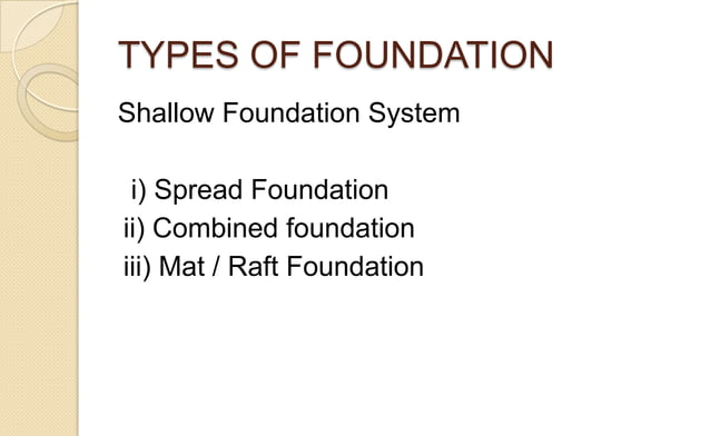 Shallow foundations | PPTX | Civil Engineering Industry | Industries