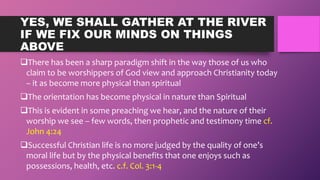 Shall we gather at the river | PPTX