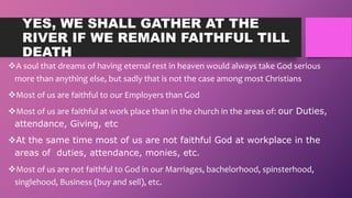 Shall we gather at the river | PPTX