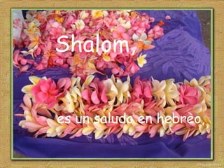 Significado De Shalom | PPS