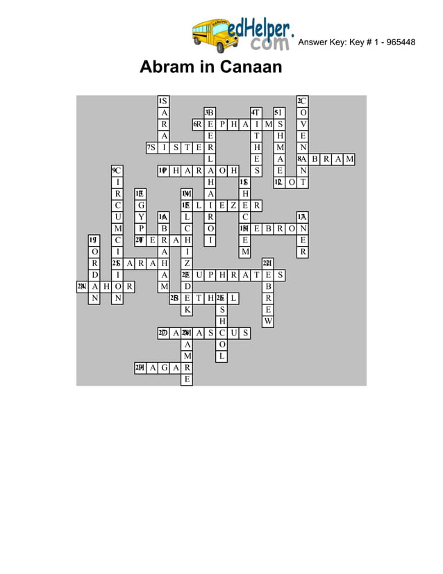 Shalom christian education study aide bible puzzles2 | PDF ...