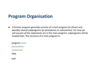 programming fortran 77 Slide01 | PPT