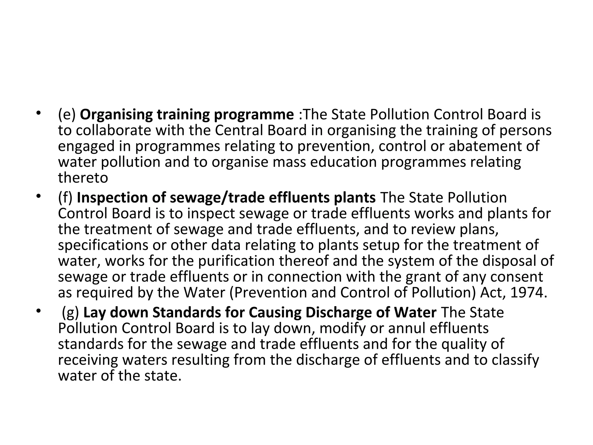Pollution control board -Power and Functions | PPT