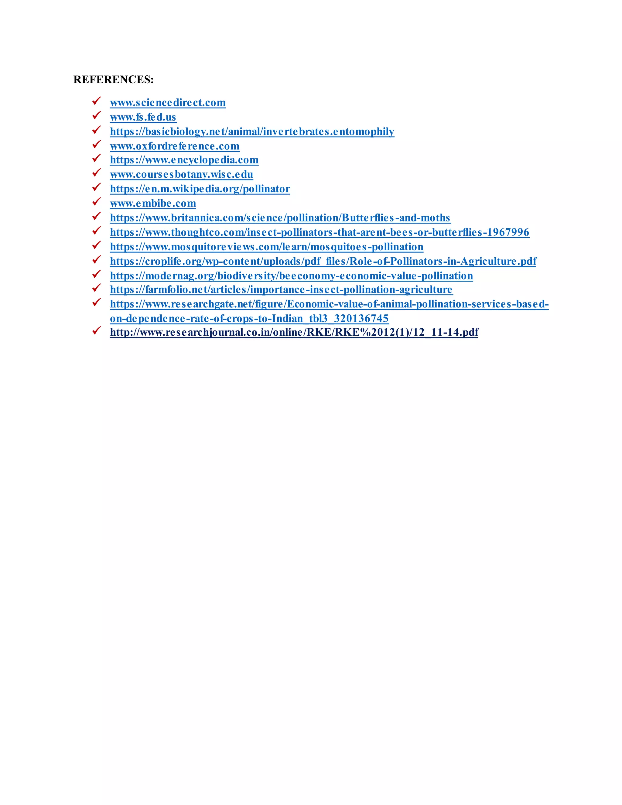 Shalu entomophily | PDF