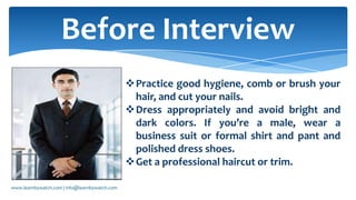 Interview Behaviour and Body Language | PPTX