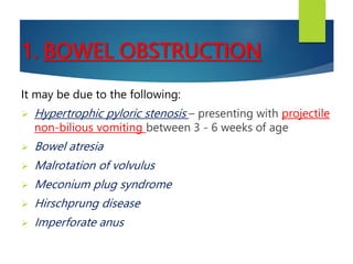 how to properly Manage of new born with vomiting | PPTX