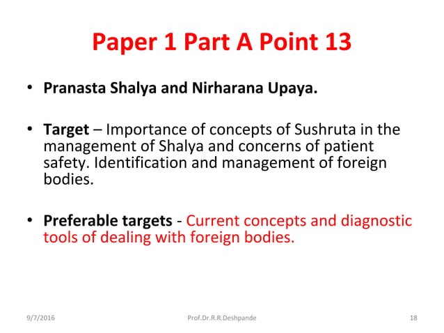 Shalya tantra syllabus PPT | PDF | Surgery | Medical Health