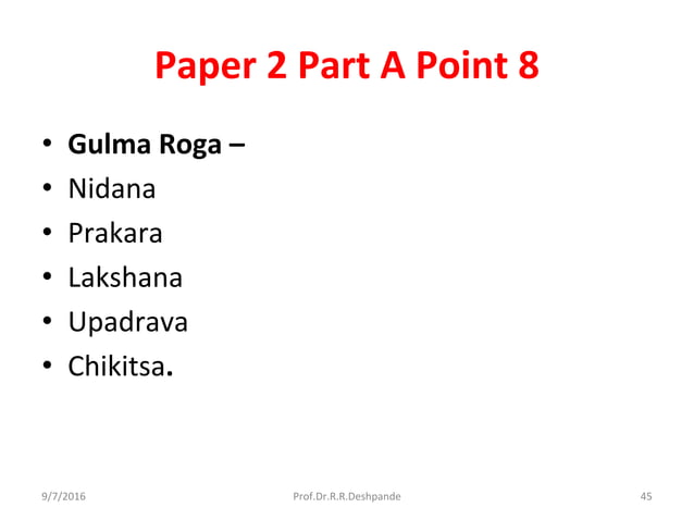 Shalya tantra syllabus PPT | PDF | Surgery | Medical Health