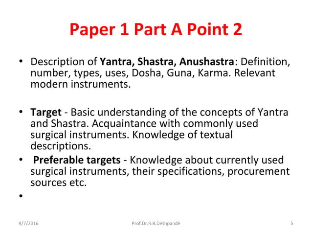 Shalya tantra syllabus PPT | PDF | Surgery | Medical Health