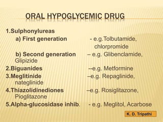 screening methodes of anti-diabetic drugs | PPTX