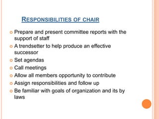 Presentation on Effective Committees | PPTX