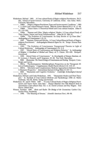 Shamanism as the original neurotheology (winkelman 2004) | PDF