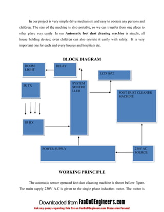 Foot dust remover | PDF