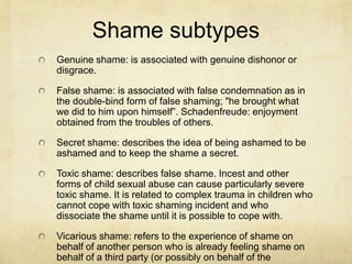 Shame (1) (1) | PPTX | Substance Abuse | Diseases and Conditions