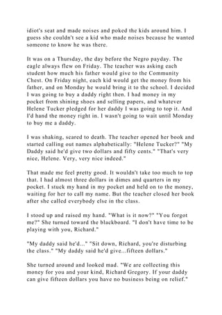 ShameDick GregoryI never learned hate at home, or shame. I.docx