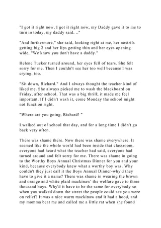 ShameDick GregoryI never learned hate at home, or shame. I.docx