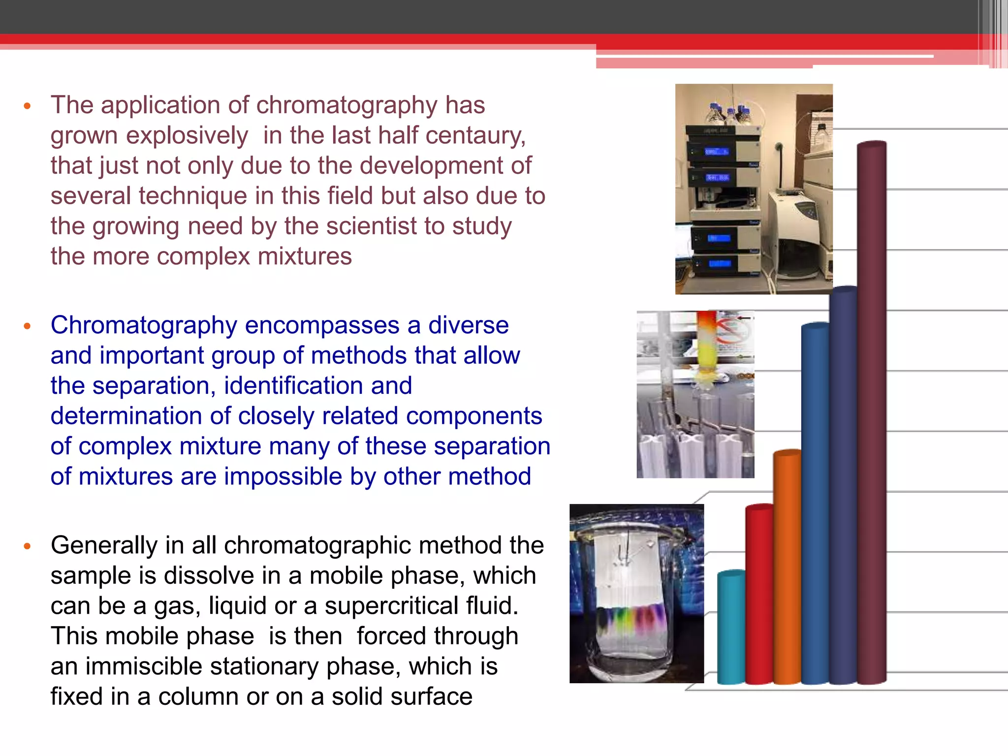 chromatography general principles and comparison - specially about gas chromatography) | PPTX