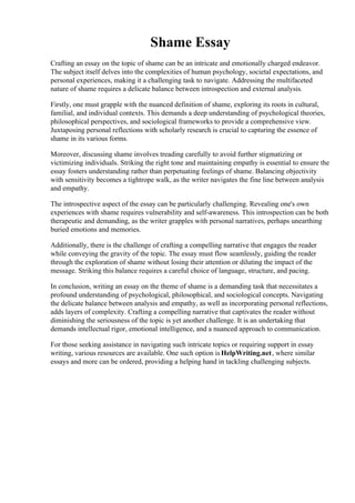 Shame Essay.pdf