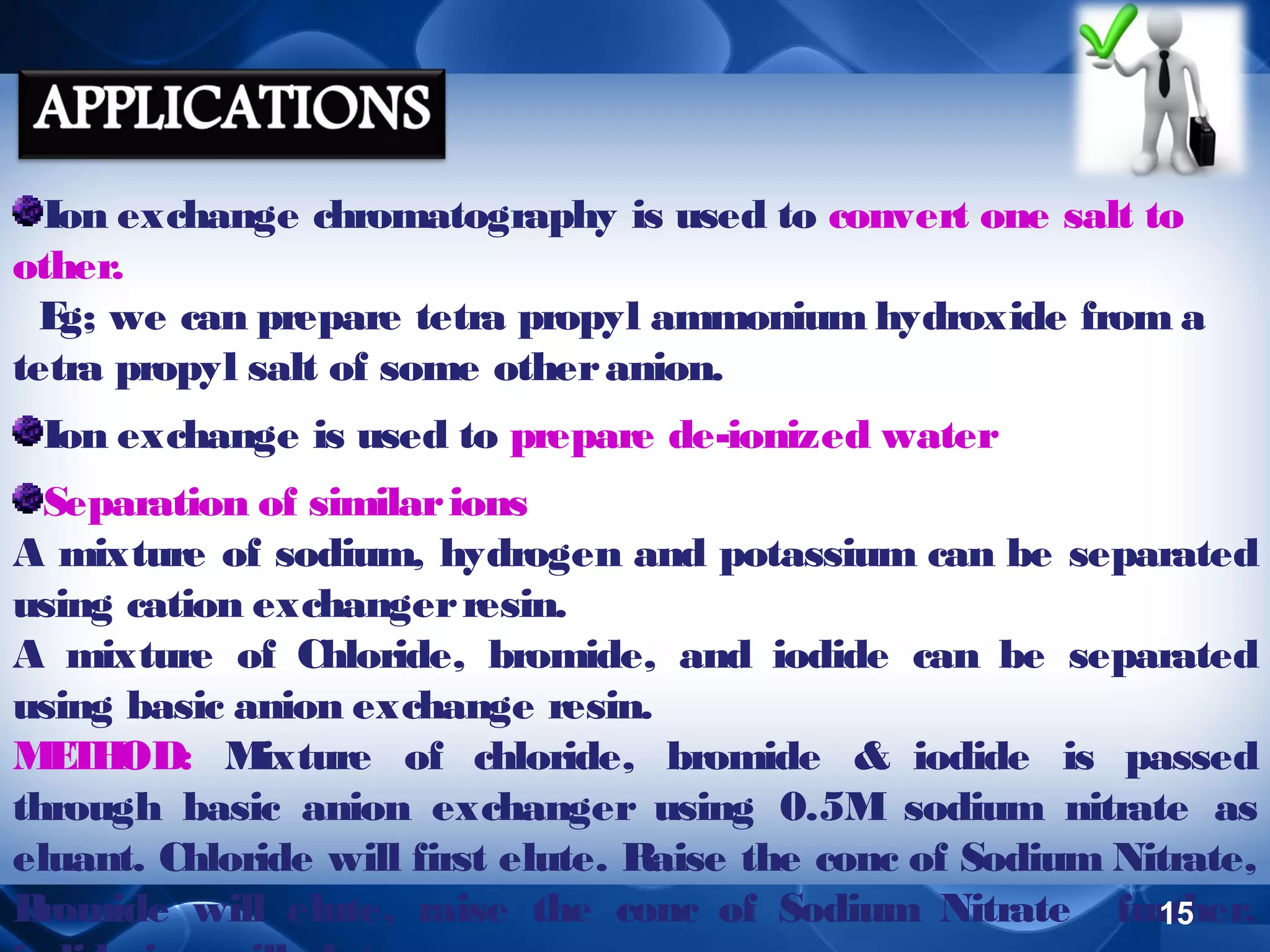 ion exchange chromatography | PPT