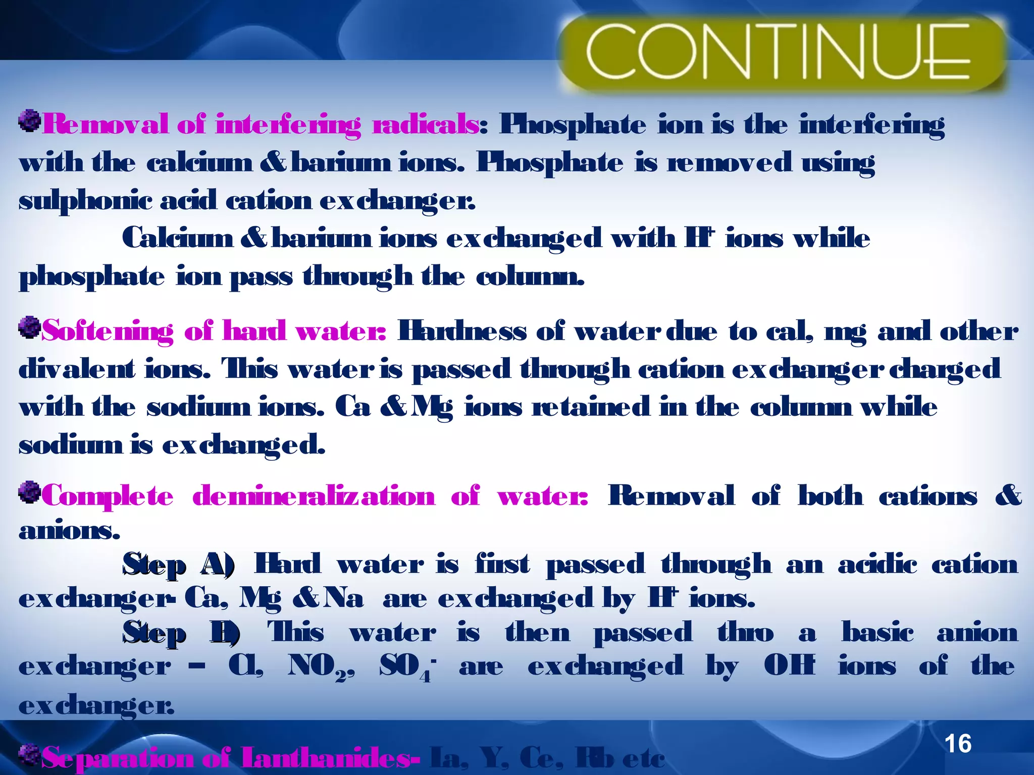 ion exchange chromatography | PPT