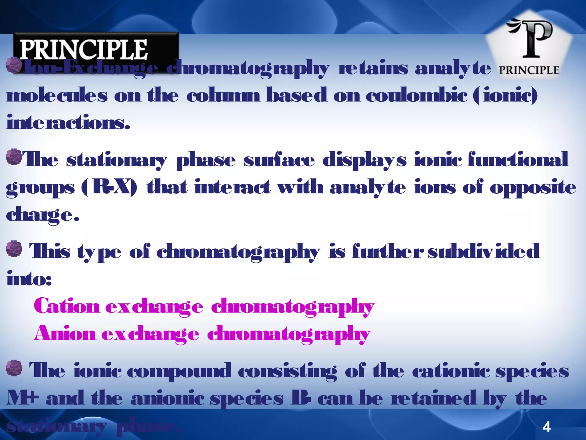 ion exchange chromatography | PPT