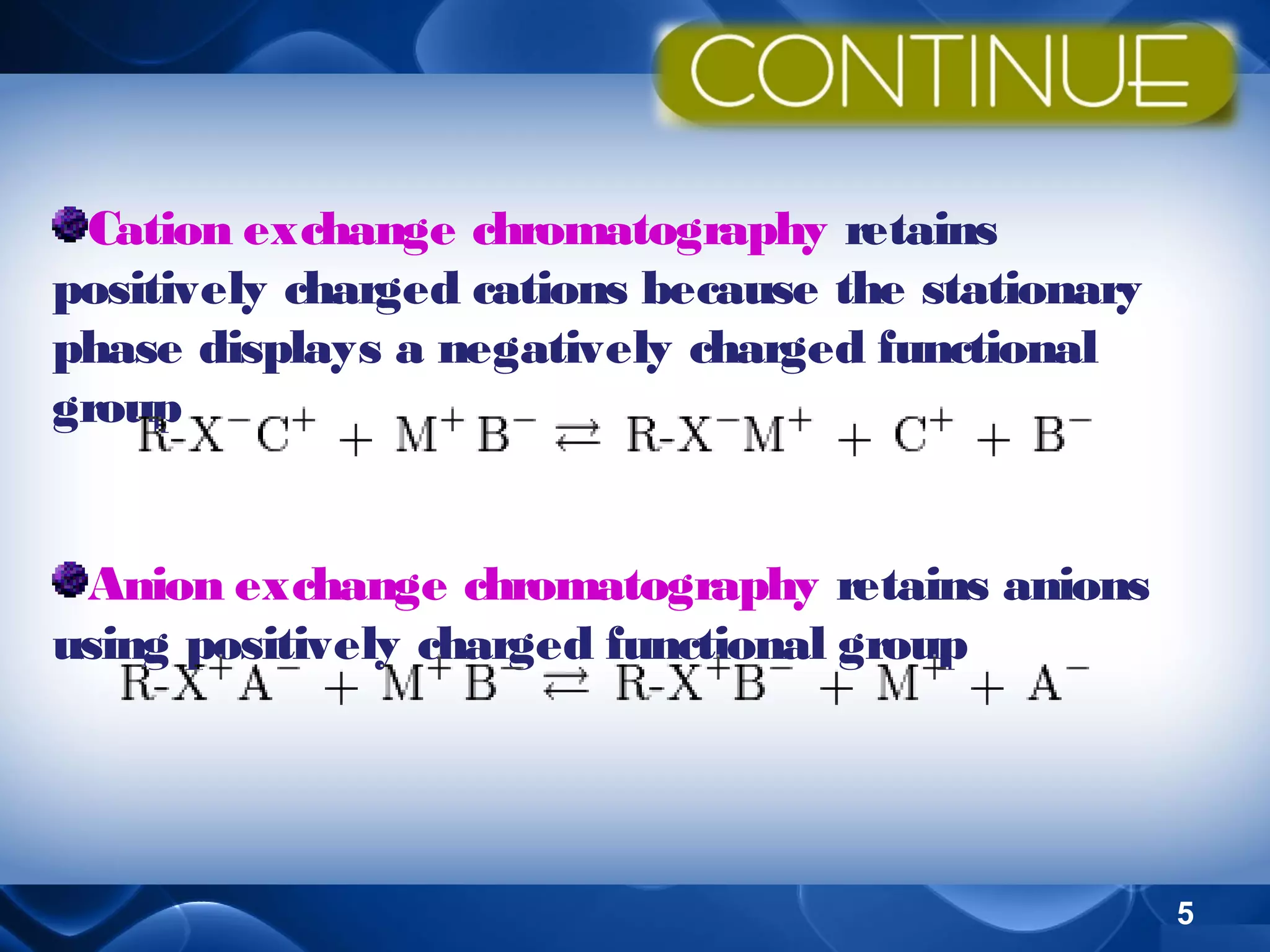 ion exchange chromatography | PPT