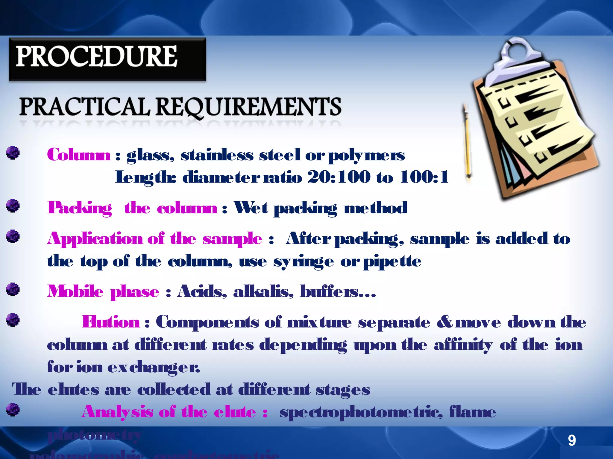 ion exchange chromatography | PPT