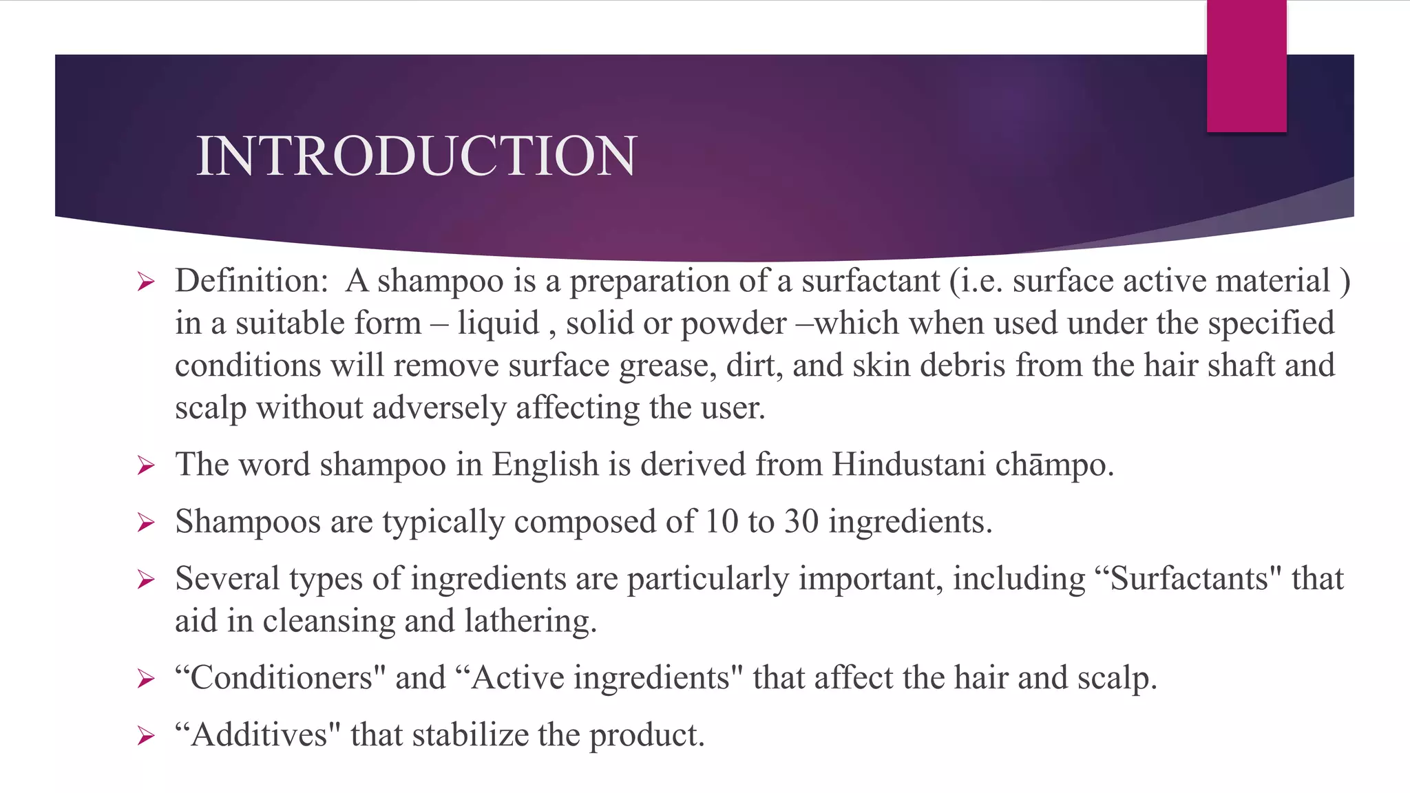 Shampoo | PPTX