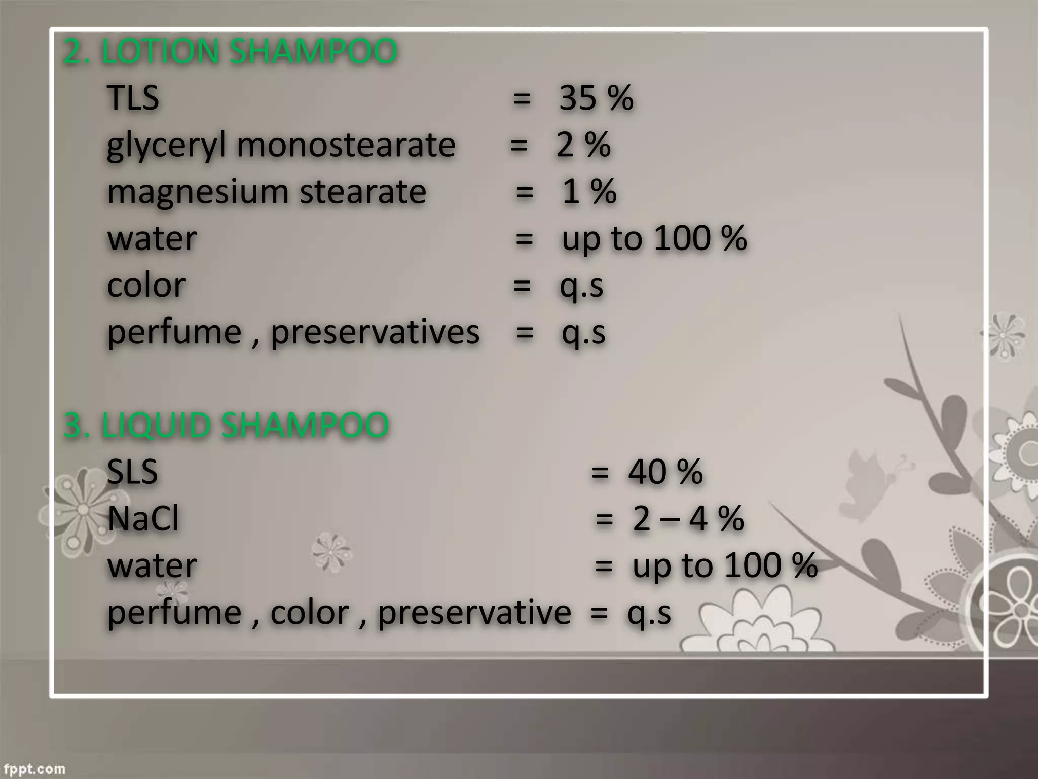 Shampoo | PPTX