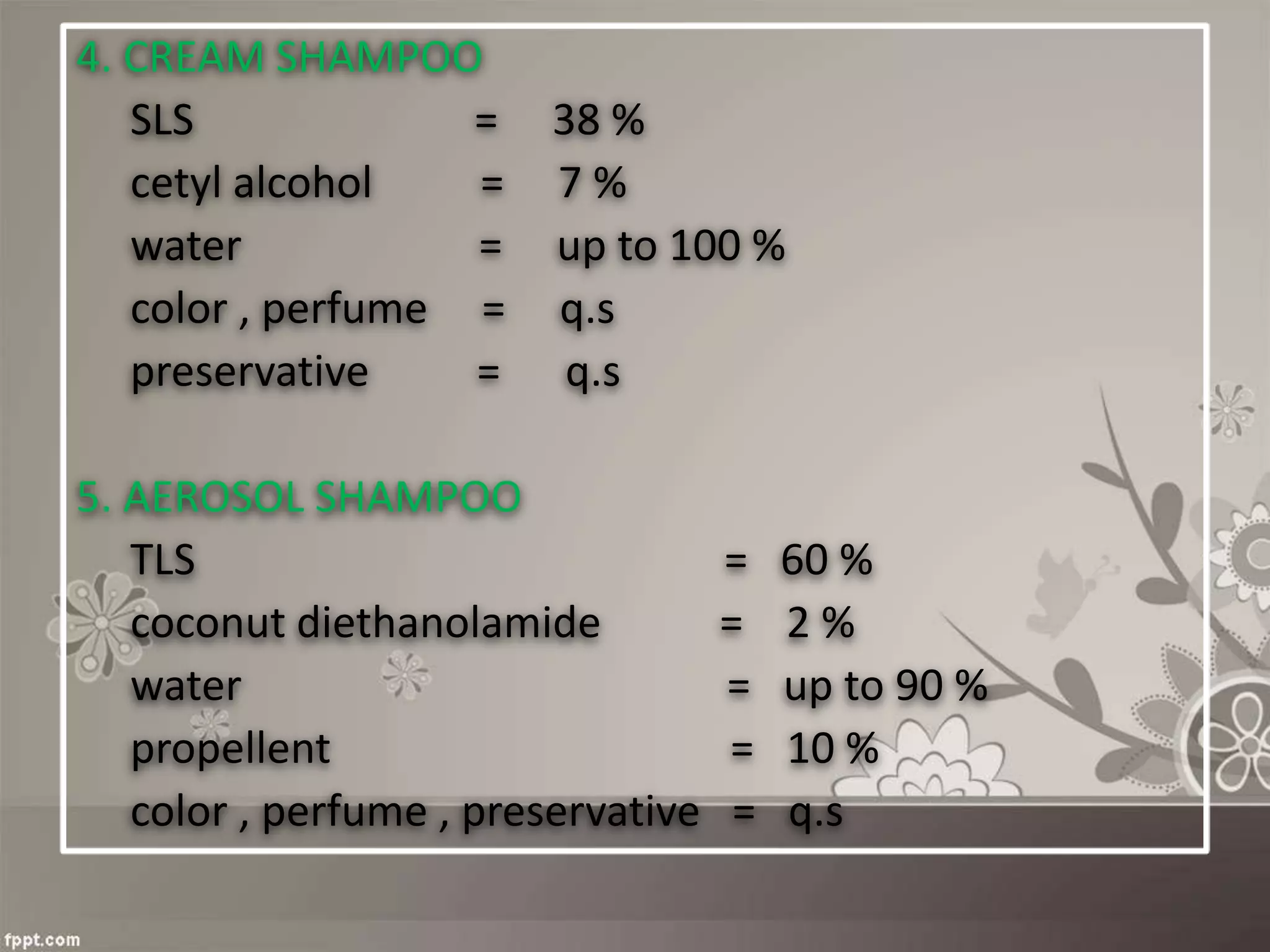 Shampoo | PPTX