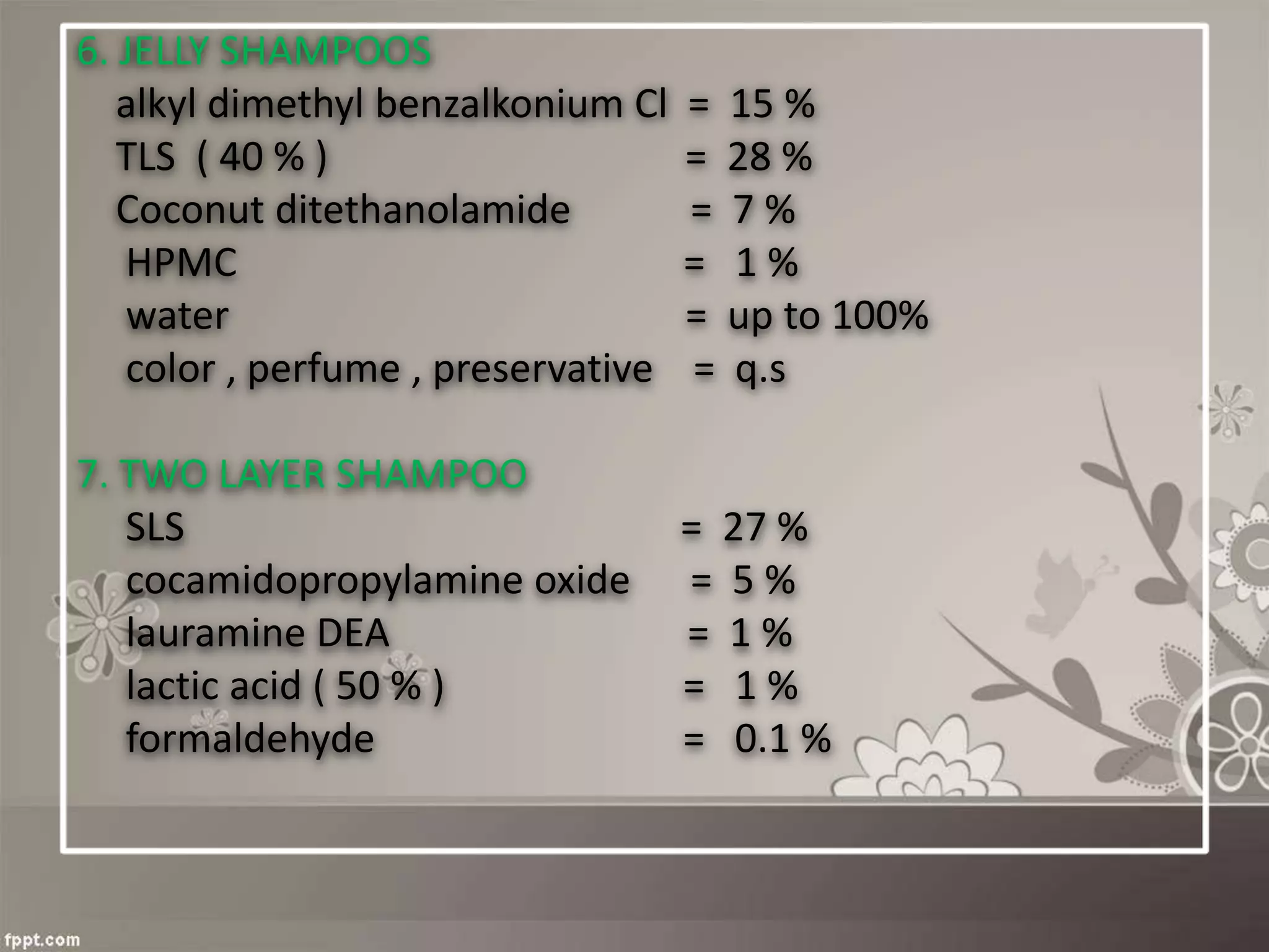 Shampoo | PPTX