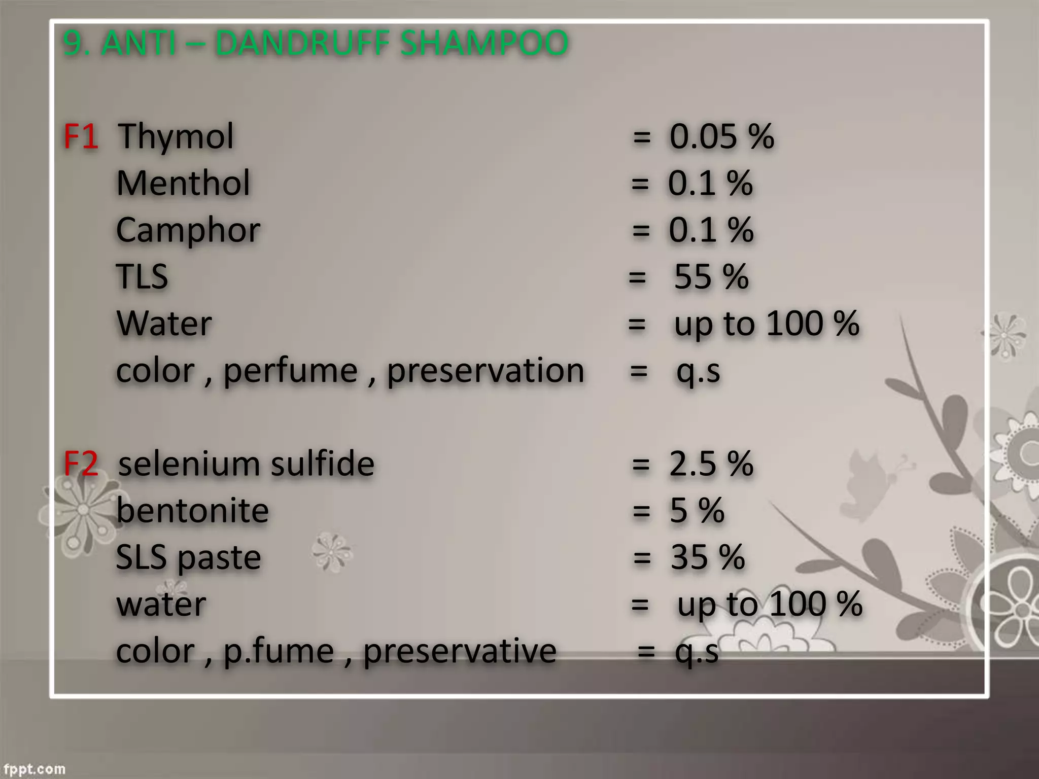 Shampoo | PPTX