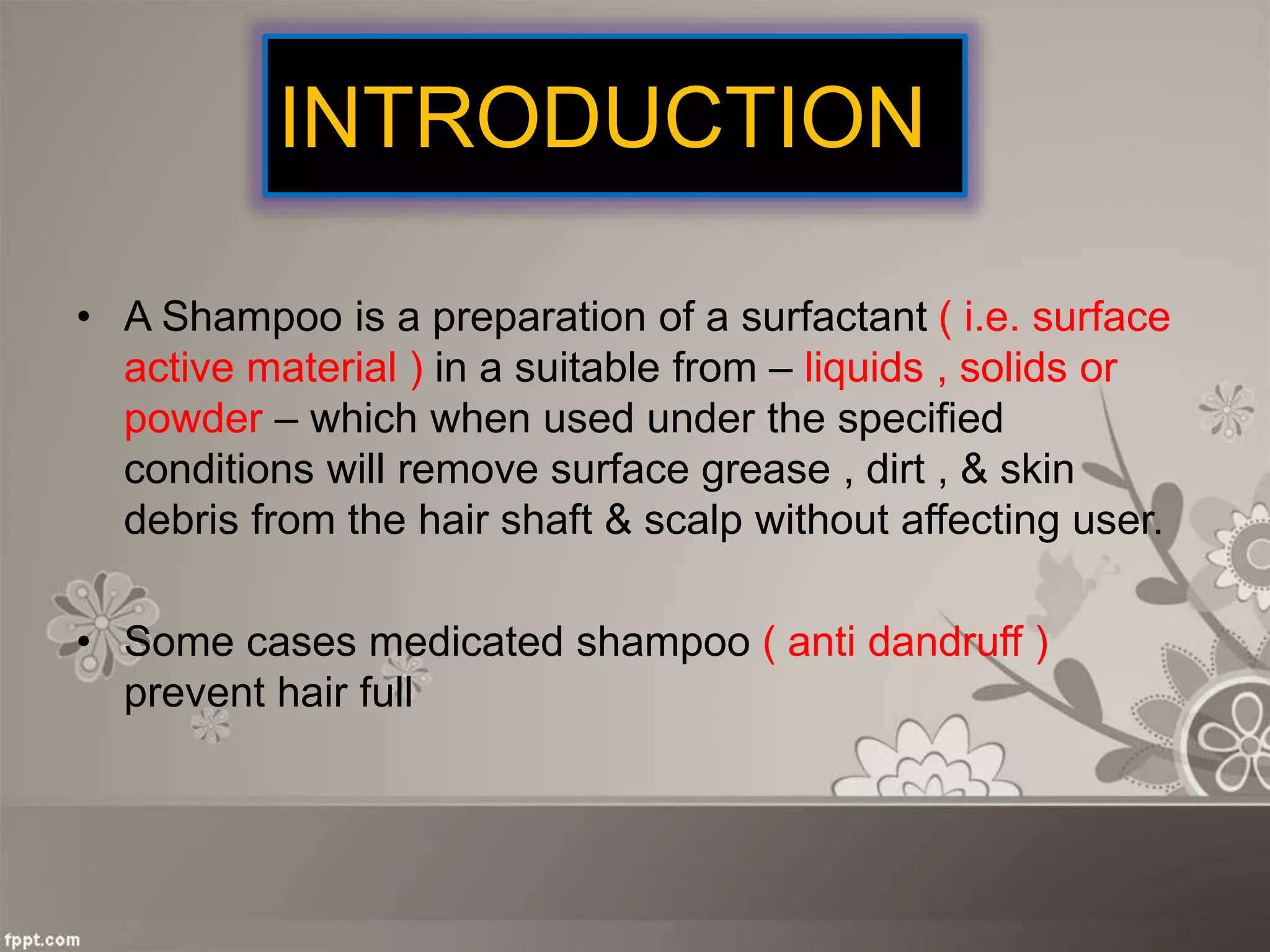 Shampoo | PPTX