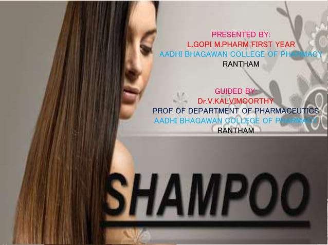 Shampoo | PPTX