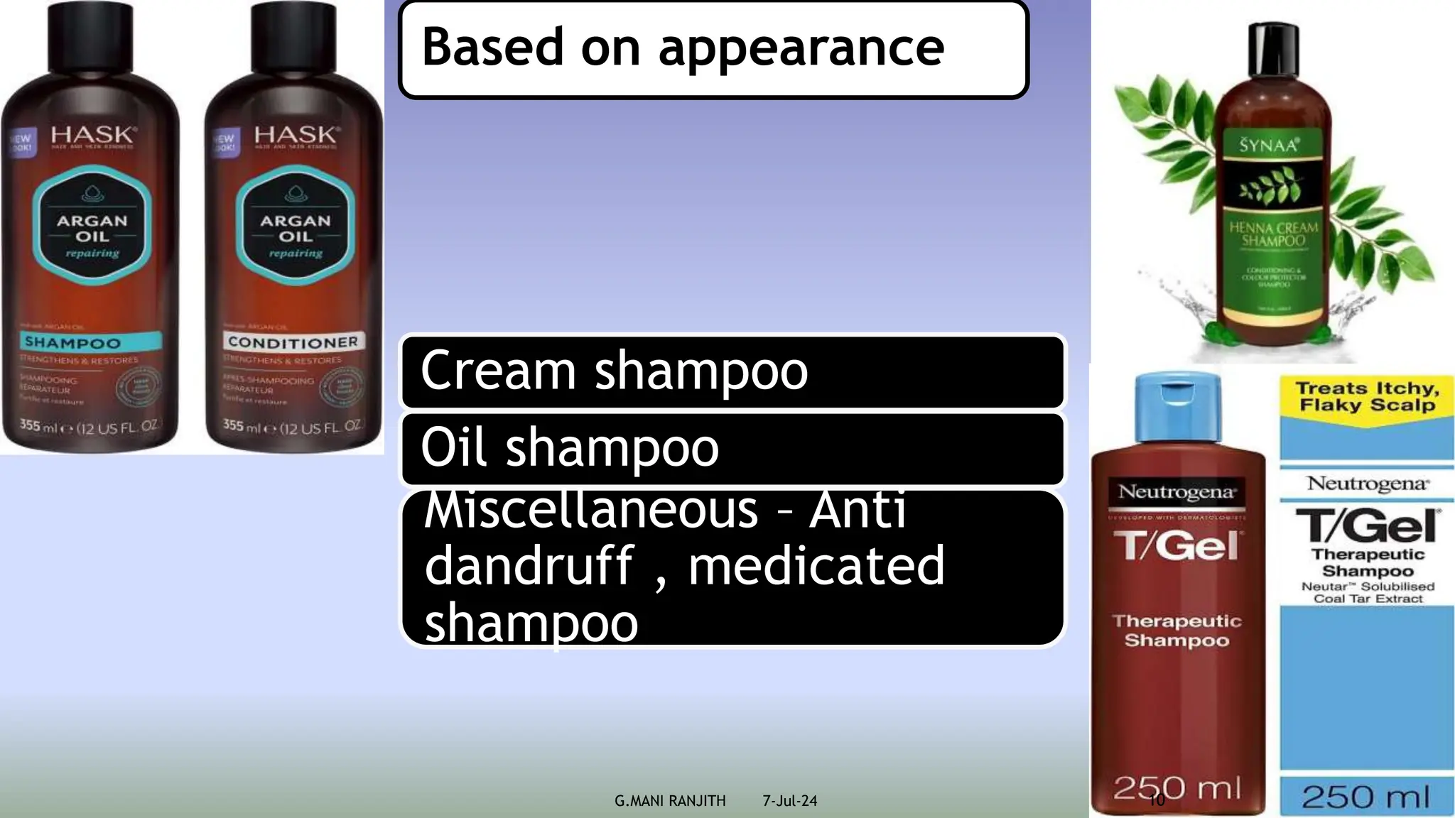 Shampoo - cosmetics B.pharm mpharam.pptx