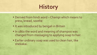 Shampoo Cosmetic Technology Pharmacy | PPTX