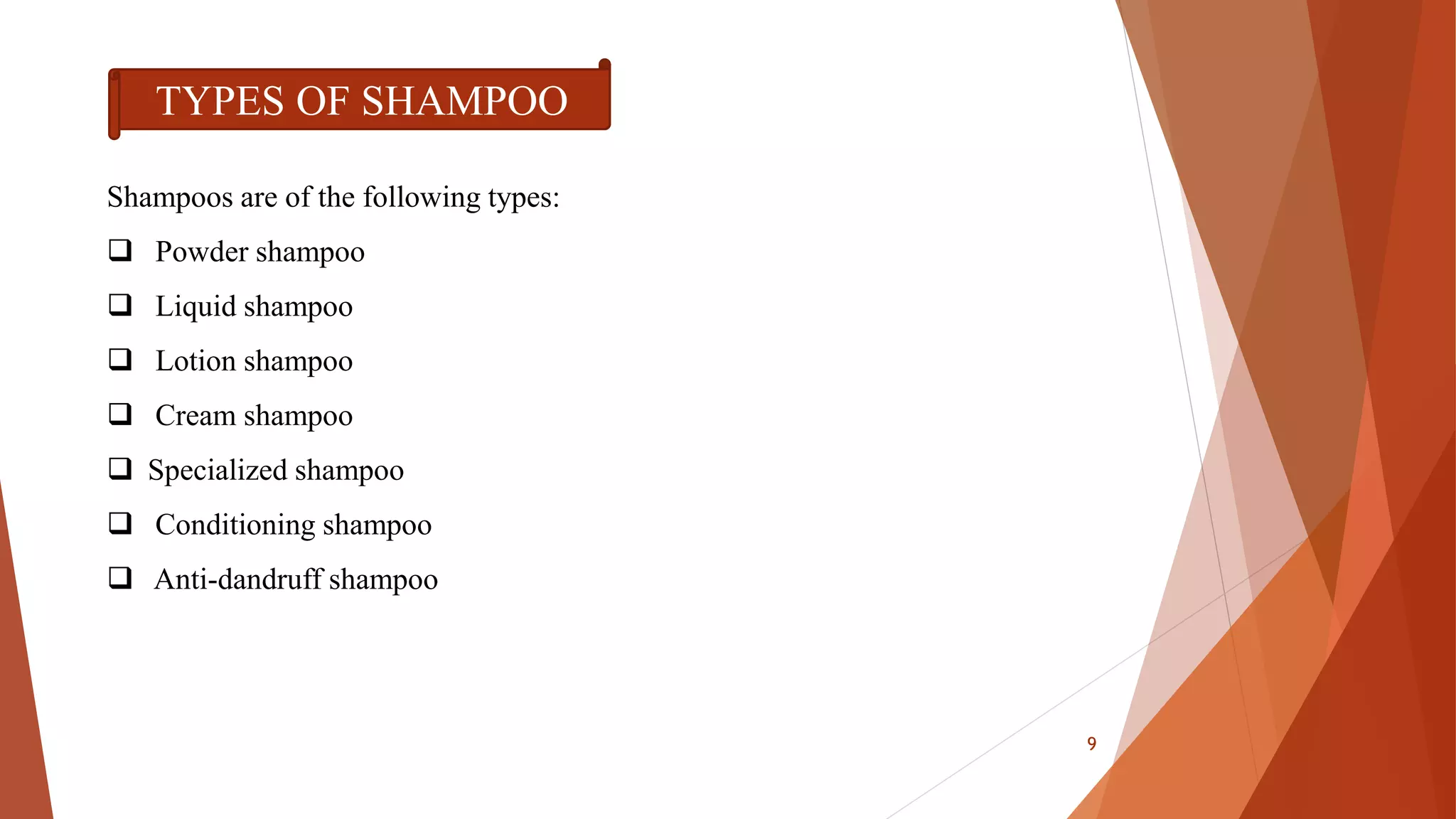 building blocks for shampoo | PPTX