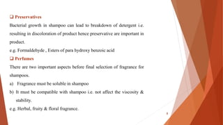 building blocks for shampoo | PPTX