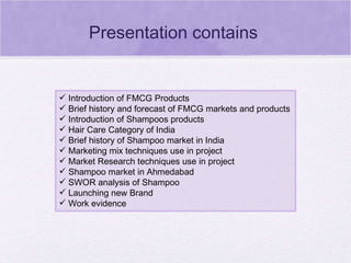 Shampoo Market Research | PPT | Hair Care | Beauty